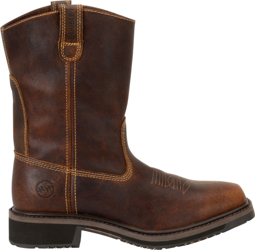 Double H Tan Sebastain Broad Square Toe Roper Boots for Men – Pard's ...