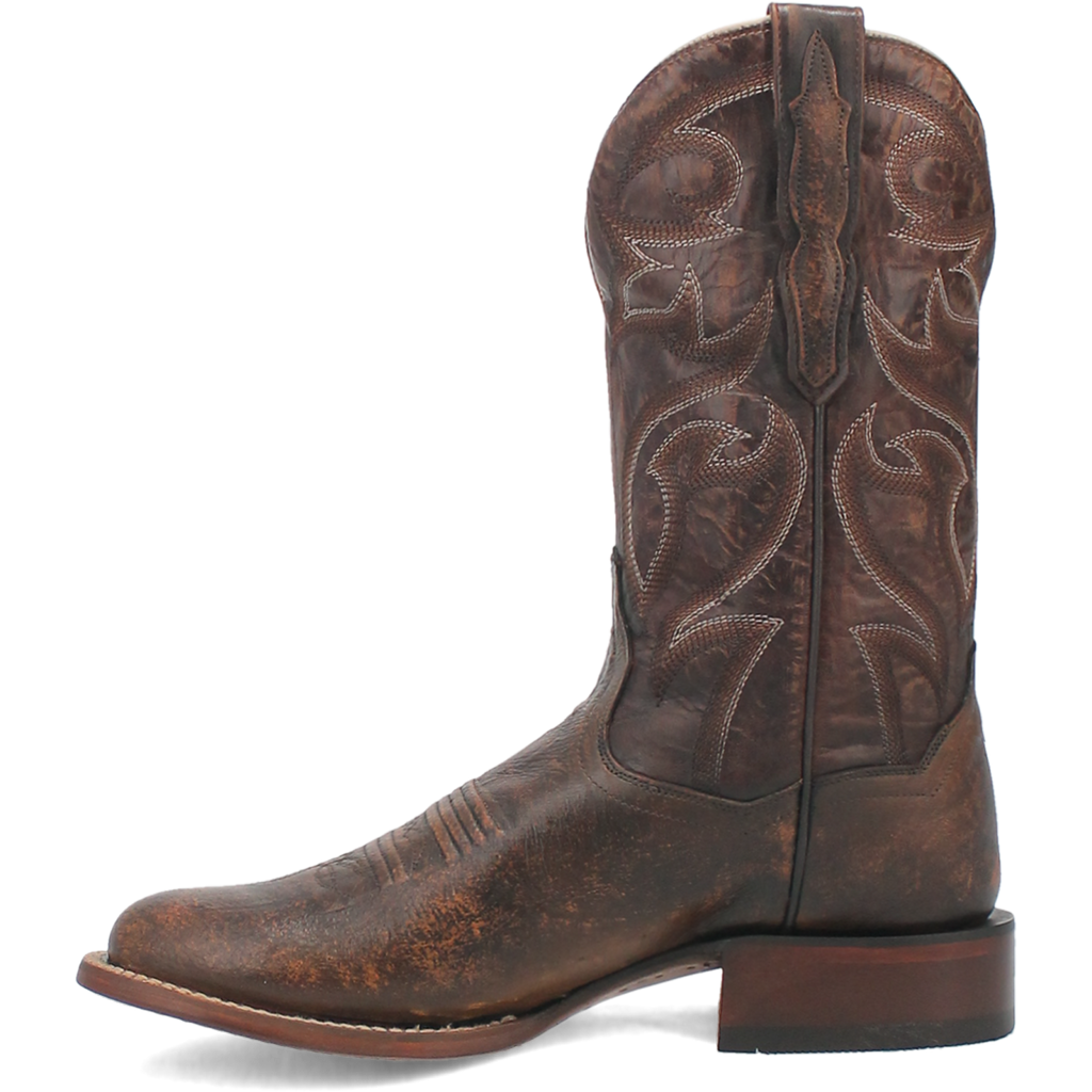 Dan Post Cognac/Brown Clyde Smooth Ostrich Round Toe Boots for Men ...