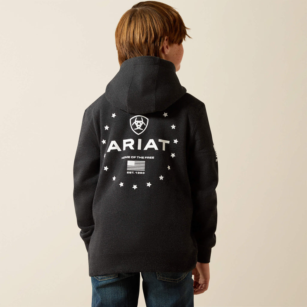 Ariat Boys Charcoal Patriot Hoodie – Pard's Western Shop