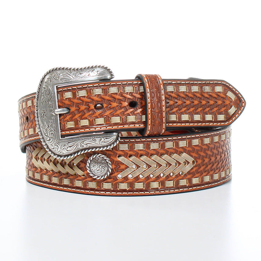 Nocona Men's Tan Basket Weave/Laced Belt – Pard's Western Shop