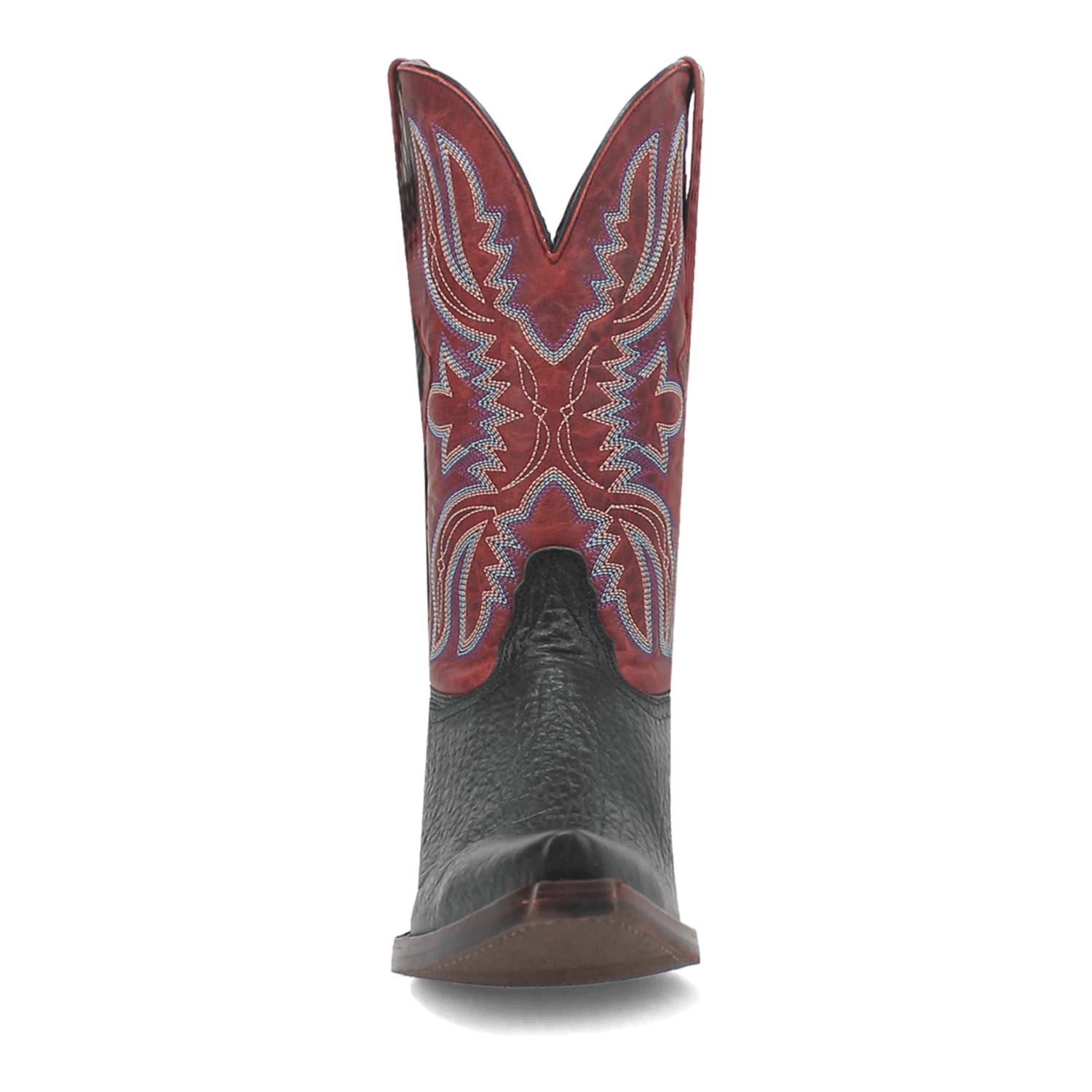Dingo Black/Red Rio Lobo Snip Toe Western Boots for Men – Pard's ...
