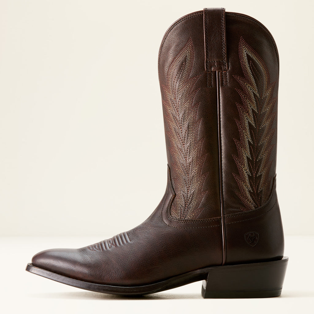 Ariat Men's Chocolate Willie Blunt Toe Western Boots – Pard's Western Shop