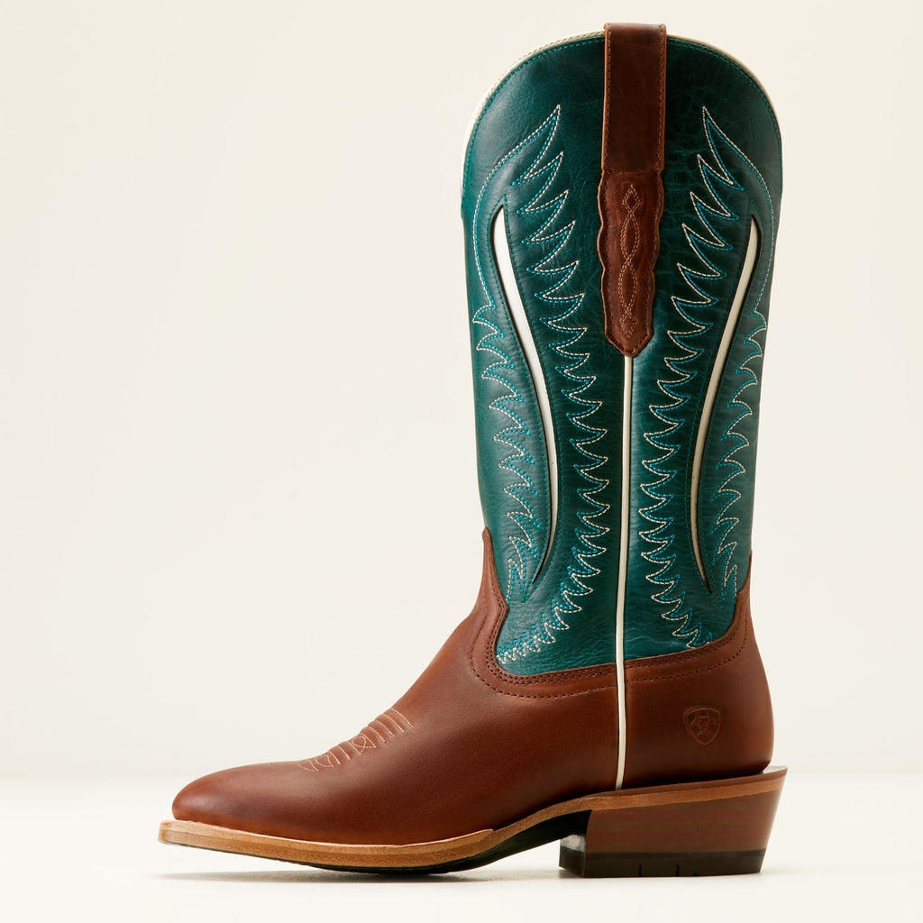 Ariat Women's Rust Futurity Limited J-Toe Western Boots with Dark Gree ...