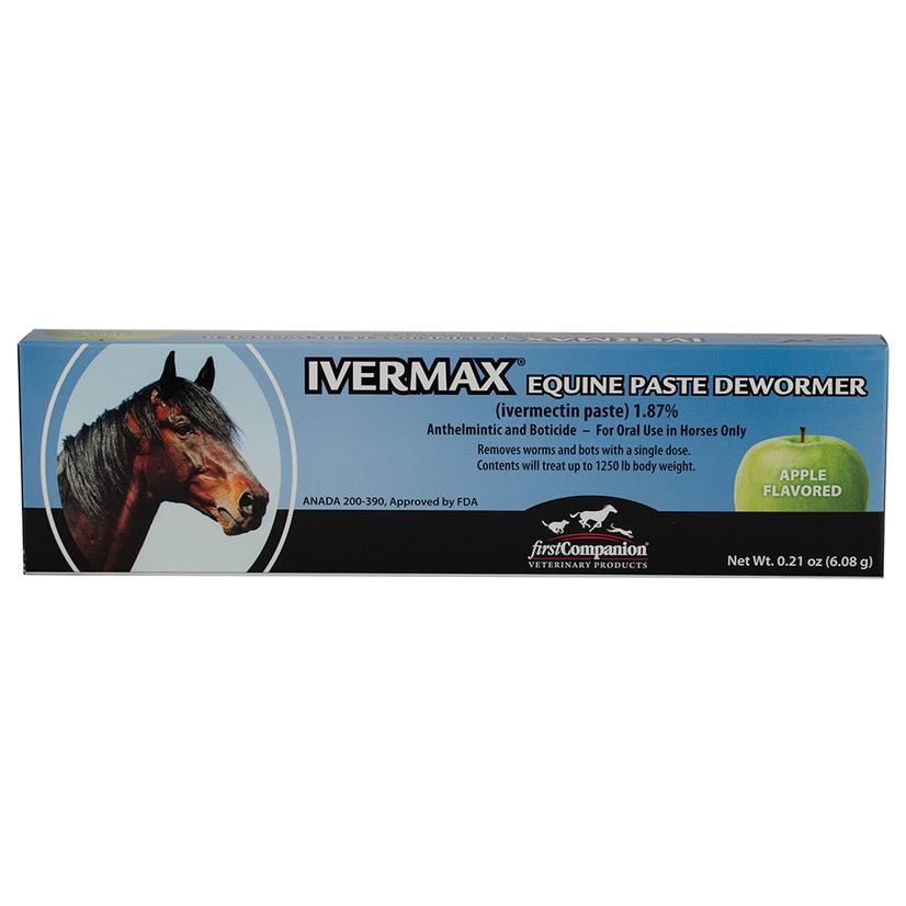 First Companion Ivermax (Ivermectin) Equine Paste Dewormer – Pard's ...