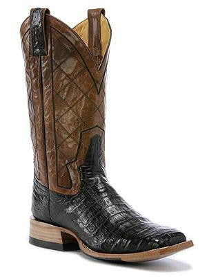 Rod Patrick Black Caiman Broad Square Toe Boots – Pard's Western Shop